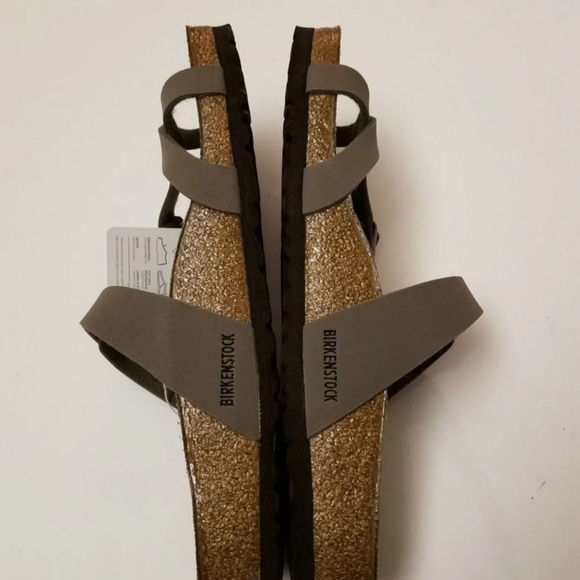 Birkenstock | Shoes | Birkenstock Mayari Stone Gray Sandals 39 | Poshmark